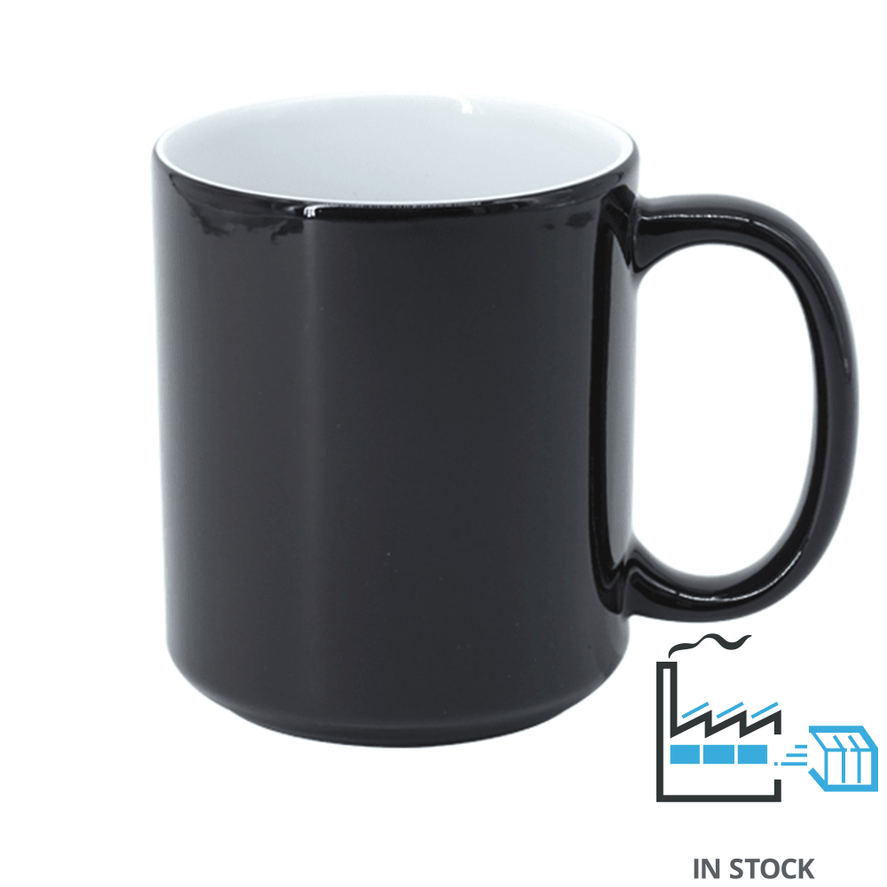 11 oz Color Changing Mug - Black - High Light (Brighten) – Blank ...